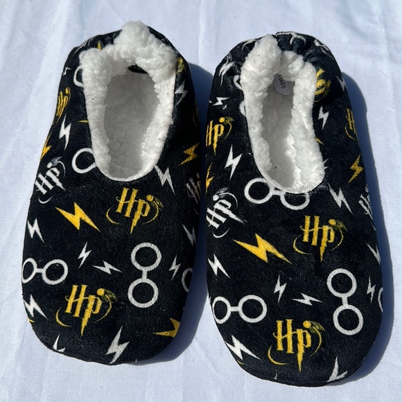 Warner Bros. | Shoes | Harry Potter Slippers Navy Blue White Inner ...